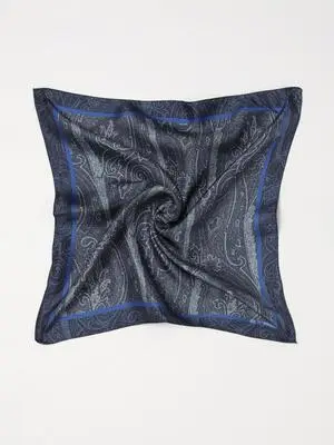 Etro Paisley Print Silk Pocket Square - Multicolor