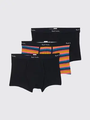Paul Smith Set Of 3 Cotton Boxers - Black