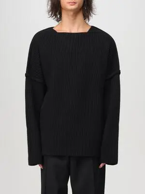 JIL SANDER Ribbed Pullover - Black