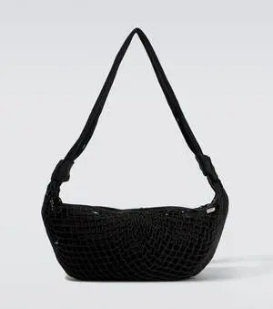 LEMAIRE Croissant Net Shoulder Bag - Black