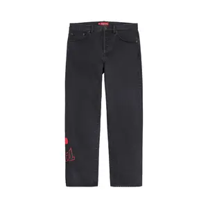 Supreme X Thrasher Regular Jean - Black