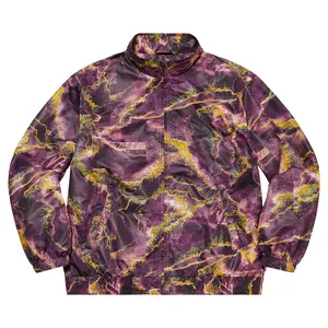Supreme Marble Track Jacket - Purple
