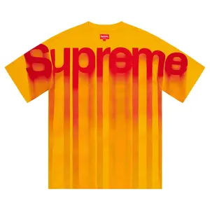 Supreme Bleed Logo Short-sleeve Top - Yellow