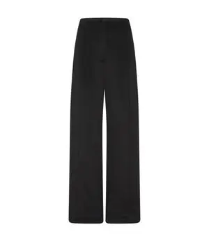 Max Mara Laerte Straight Pants - Black
