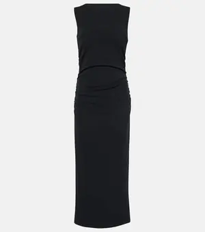 Veronica Beard Charissa Cotton-blend Jersey Midi Dress