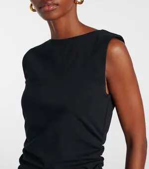 Veronica Beard Charissa Cotton-blend Jersey Midi Dress