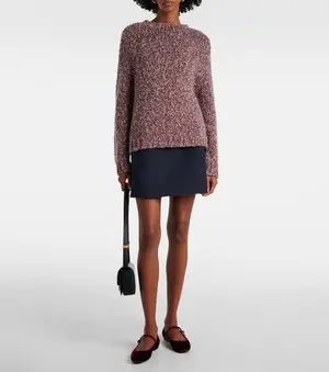 TOD'S Velvet Mary Jane Flats