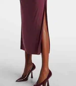 Alex Perry Draped Jersey Corset Dress