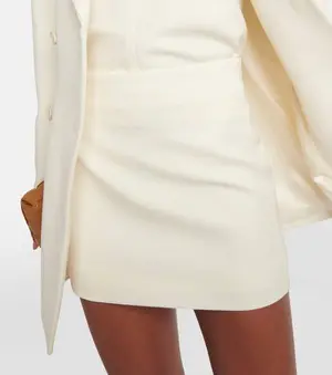 Wardrobe.NYC Virgin Wool Mini Skirt