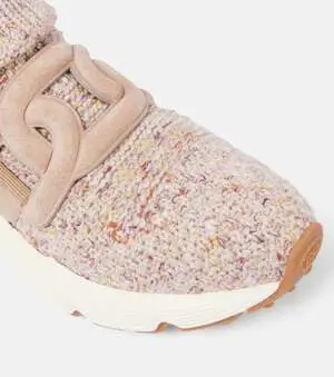 TOD'S Kate Knitted Slip-on Sneakers