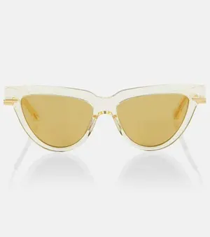 Bottega Veneta Cat-eye Sunglasses - Yellow