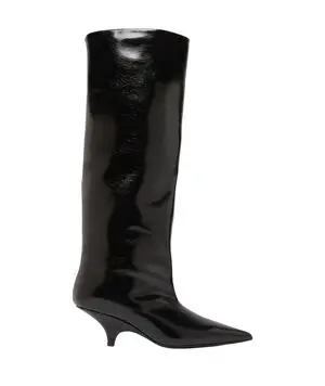 TOTEME The Wedge-Heel Boots - Black