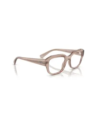 Ray-ban Leonid Optics Eyeglasses - Transparent Light Brown