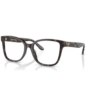 Tory Burch Ty2129u Oval Eyeglasses - Dark Tortoise