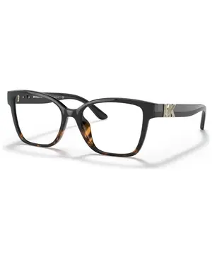 Michael Kors Square Eyeglasses - Black,dark Tortoise