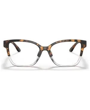 Michael Kors Square Frame Eyeglasses With Tortoiseshell Detail - Tortoise