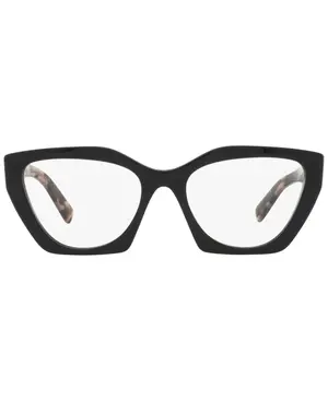 Prada Irregular Frame Eyeglasses - Black