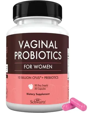 BIOSCHWARTZ Vaginal Probiotics Healthy Vaginal Odor & Ph Balance - No Color