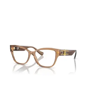 Versace Versace VE3347 Eyeglasses Brown Transparent