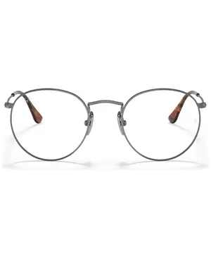 Ray-ban Round Titanium Eyeglasses - Antique Gold