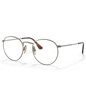 Ray-ban Ray-Ban Round Titanium Eyeglasses Gunmetal