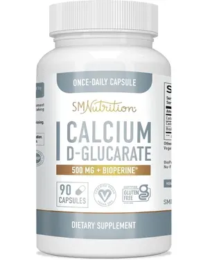 SMNUTRITION Calcium D-glucarate Capsules - No Color