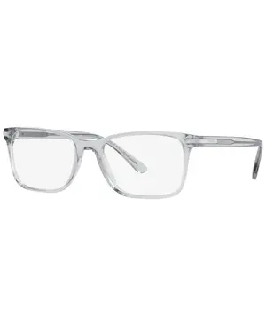 Prada Rectangle Eyeglasses Crystal Gray