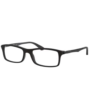 Ray-ban Ray-Ban RB7017 Rectangle Eyeglasses Matte Blac