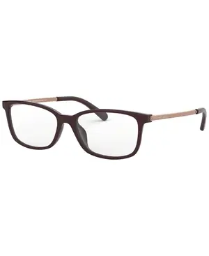 Michael Kors Rectangle Telluride Eyeglasses - Cordovan