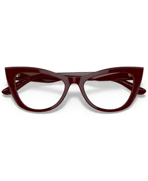 Dolce & Gabbana Cat Eye Eyeglasses - Bordeaux