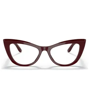 Dolce & Gabbana Cat Eye Eyeglasses - Bordeaux