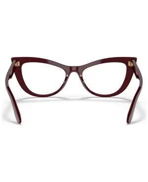 Dolce & Gabbana Cat Eye Eyeglasses - Bordeaux