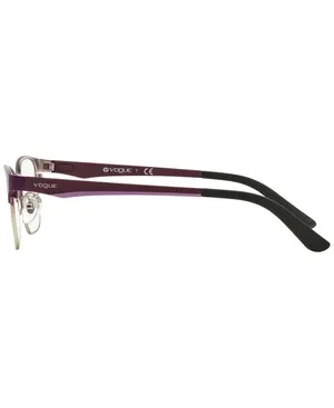 VOGUE EYEWEAR Vo3940 Square Metal Eyeglasses - Plum