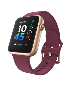 ITOUCH Air 4 Silicone Strap Smartwatch 41mm - Merlot