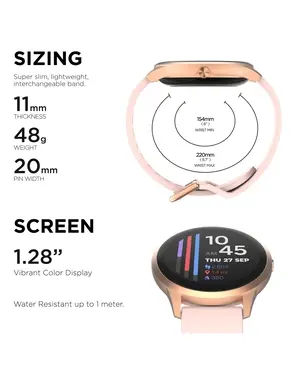 ITOUCH Sport 4 43.2mm Silicone Strap Smartwatch
