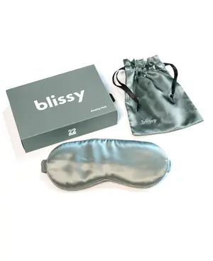 BLISSY Pure Silk Sleep Mask - Matcha