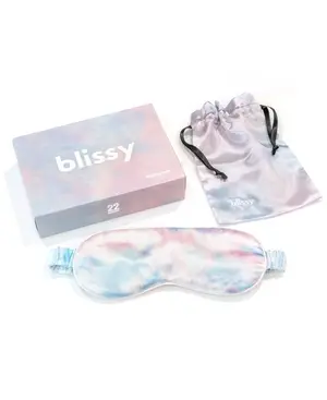 BLISSY Pure Silk Sleep Mask - Tie-dye