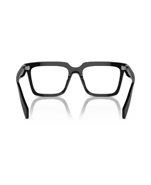 Prada Rectangle Acetate Eyeglasses - Black