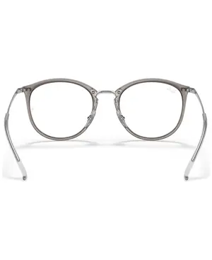 Ray-ban Rb7140 Square Eyeglasses - Trasparent Gray
