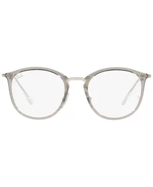 Ray-ban Rb7140 Square Eyeglasses - Trasparent Gray