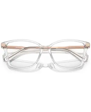 Michael Kors Eyeglasses Round Frame - Transparent Clear