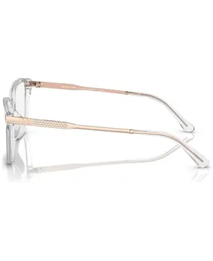 Michael Kors Eyeglasses Round Frame - Transparent Clear