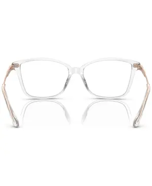 Michael Kors Eyeglasses Round Frame - Transparent Clear