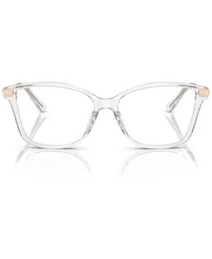 Michael Kors Eyeglasses Round Frame - Transparent Clear