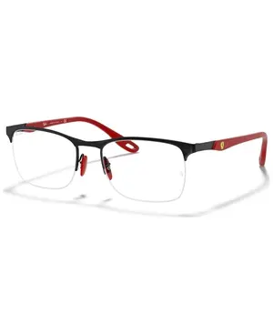 Ray-ban Scuderia Ferrari Square Eyeglasses - Black