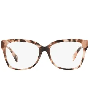 Michael Kors Palawan Square Eyeglasses - Pink Tortoise