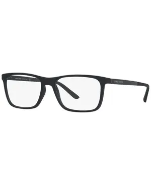 Giorgio Armani Ar7104 Square Eyeglasses - Rubber Bla