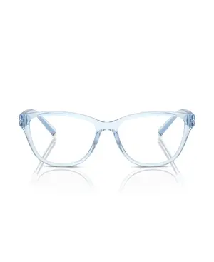Armani Exchange Eyeglasses - Shiny Transparent Blue