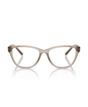 Armani Exchange Eyeglasses - Shiny Transparent Brown