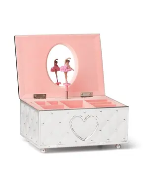 LENOX Musical Ballerina Jewelry Box - Metallic And Silver Plate
